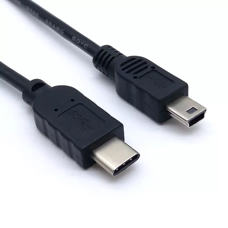 USB 2.0 Type-C to Mini-B Male Cable｜Sunny Young Enterprise Co., Ltd.｜Taiwan
